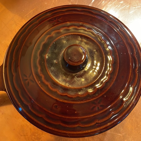 Mar-Crest | Dining | Vintage Marcrest Stoneware Usa Brown Stoneware Pan ...